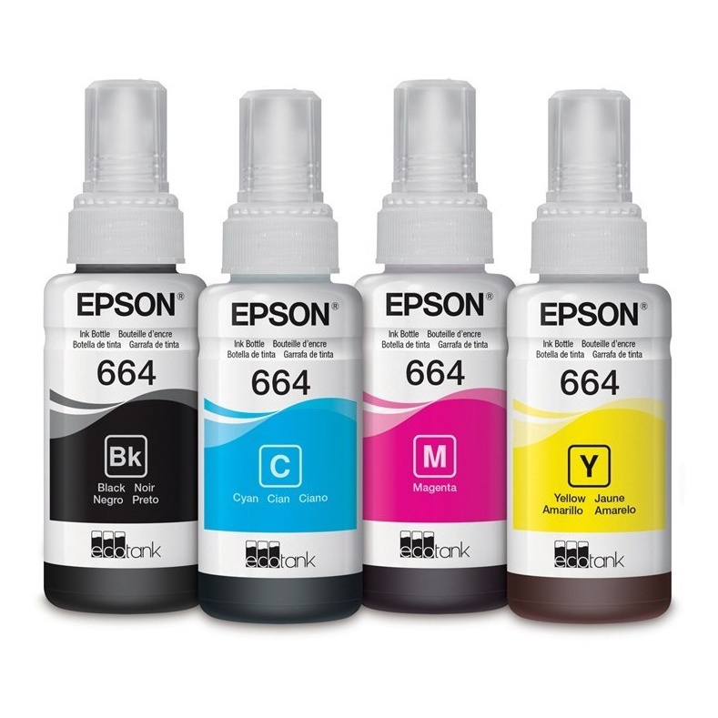 Jual Tinta EPSON Original 664 untuk printer L120, L360, L1300, L220, L210, L121 | Shopee Indonesia