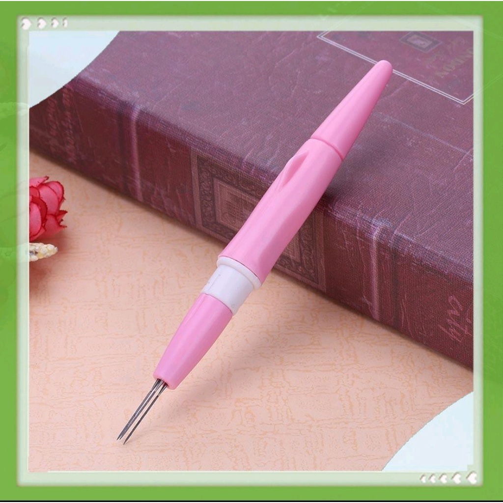 Jual Jarum wool felt wol felting - jarum felting 3 jarum - felting ...