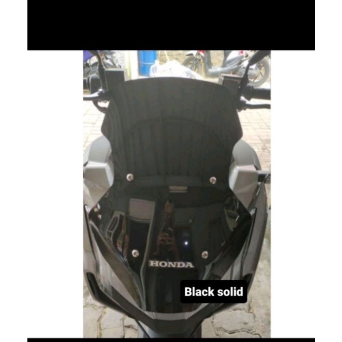 Jual VISOR WINDSHIELD HONDA ADV 160 ADV 150 MODEL ORIGINAL WARNA HITAM ...