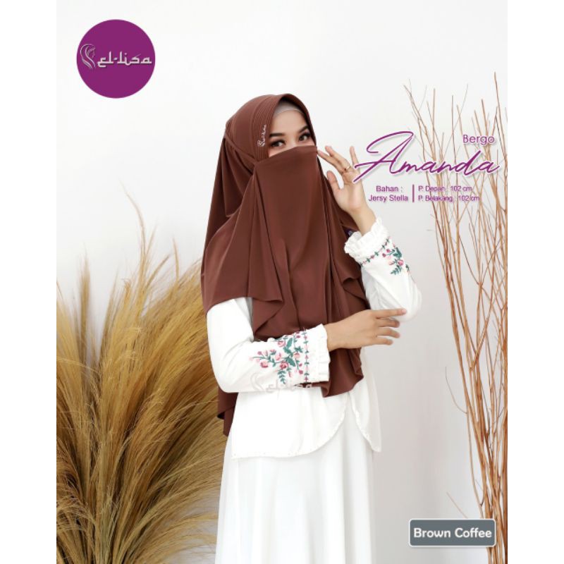Jual Bergo Amanda El-Lisa Hijab | Shopee Indonesia