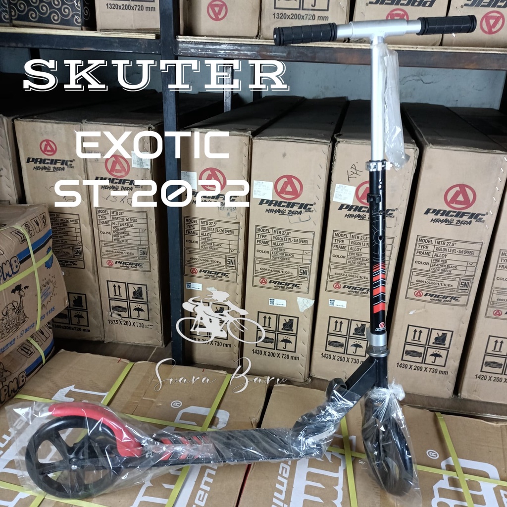 Jual SCOOTER RODA DUA OTOPED SKUTER EXOTIC ST 2022 alloy ST-2022 ...