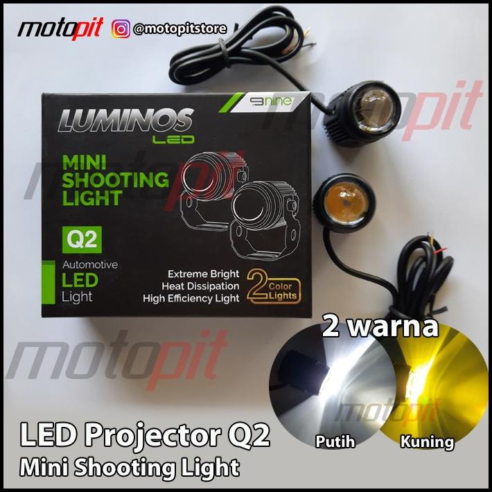 Jual Luminos Led Q2 Mini Shooting Light - Lampu Projector Putih Kuning | Shopee Indonesia