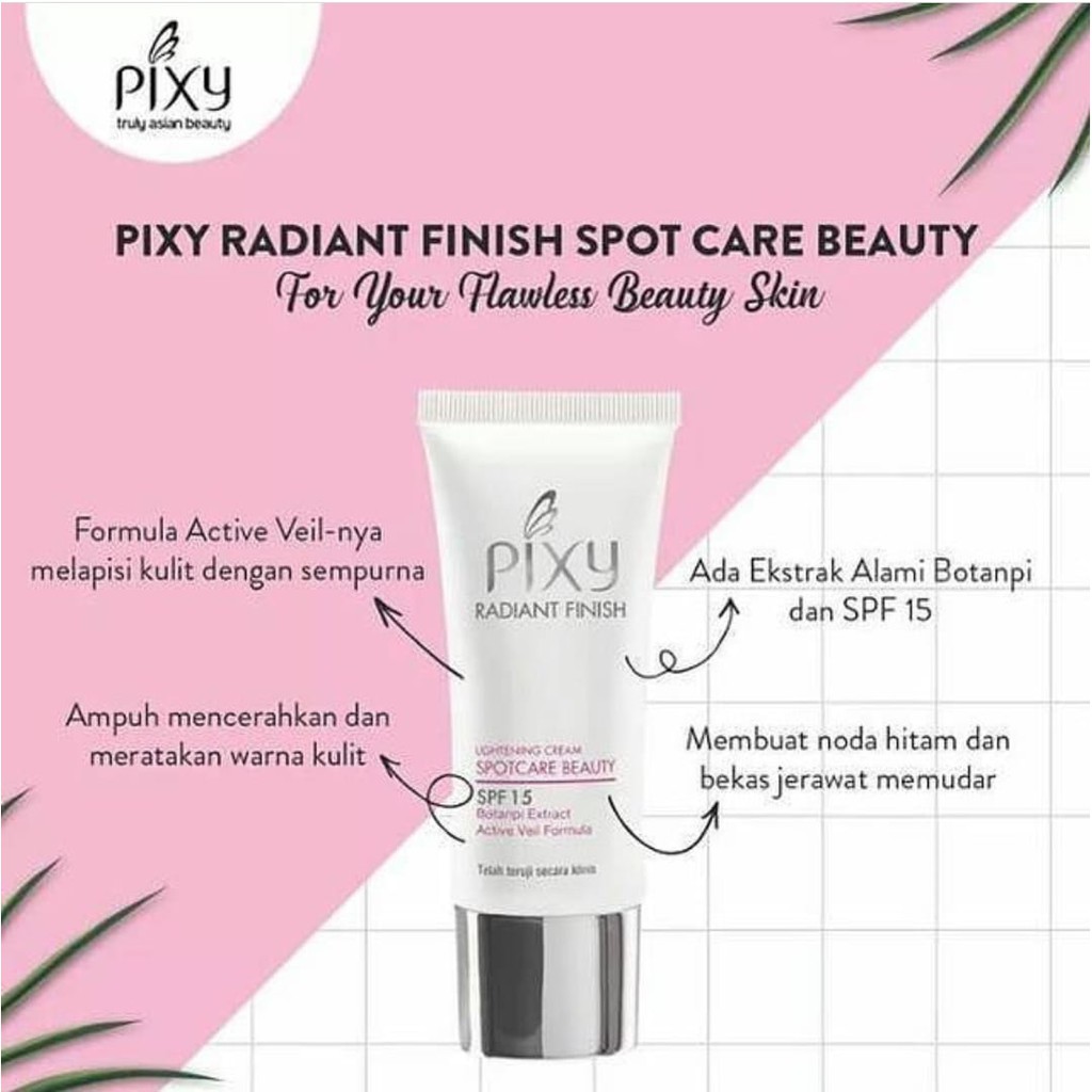 Jual PIXY Radiant Finish Lightening Cream 50g | Shopee Indonesia