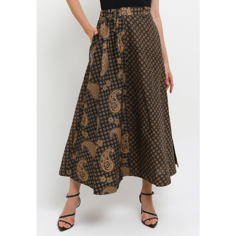 Jual Batik First Rok Panjang Alaia Cut&Sew Karet+Lining | Shopee Indonesia