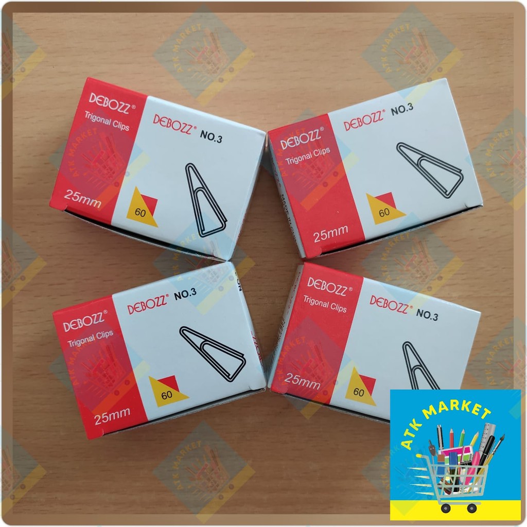 Jual Penjepit Kertas / Paper Clip Segitiga / Trigonal Clip JOYKO ...
