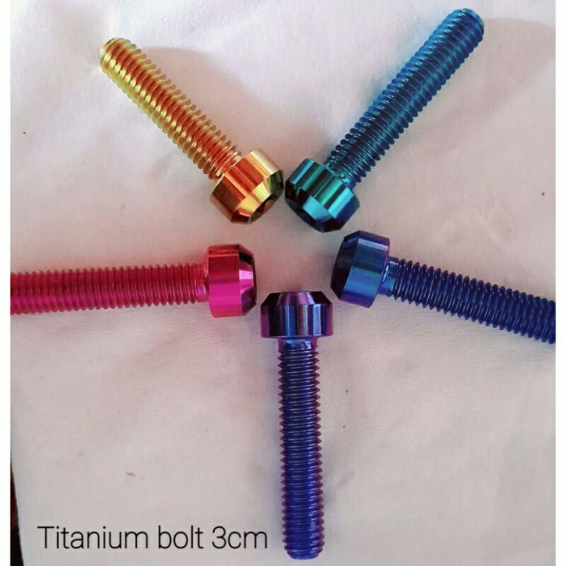 Jual Baut Cvt Matic Titanium Bolt M6x30 Kunci L Bintang Original ...