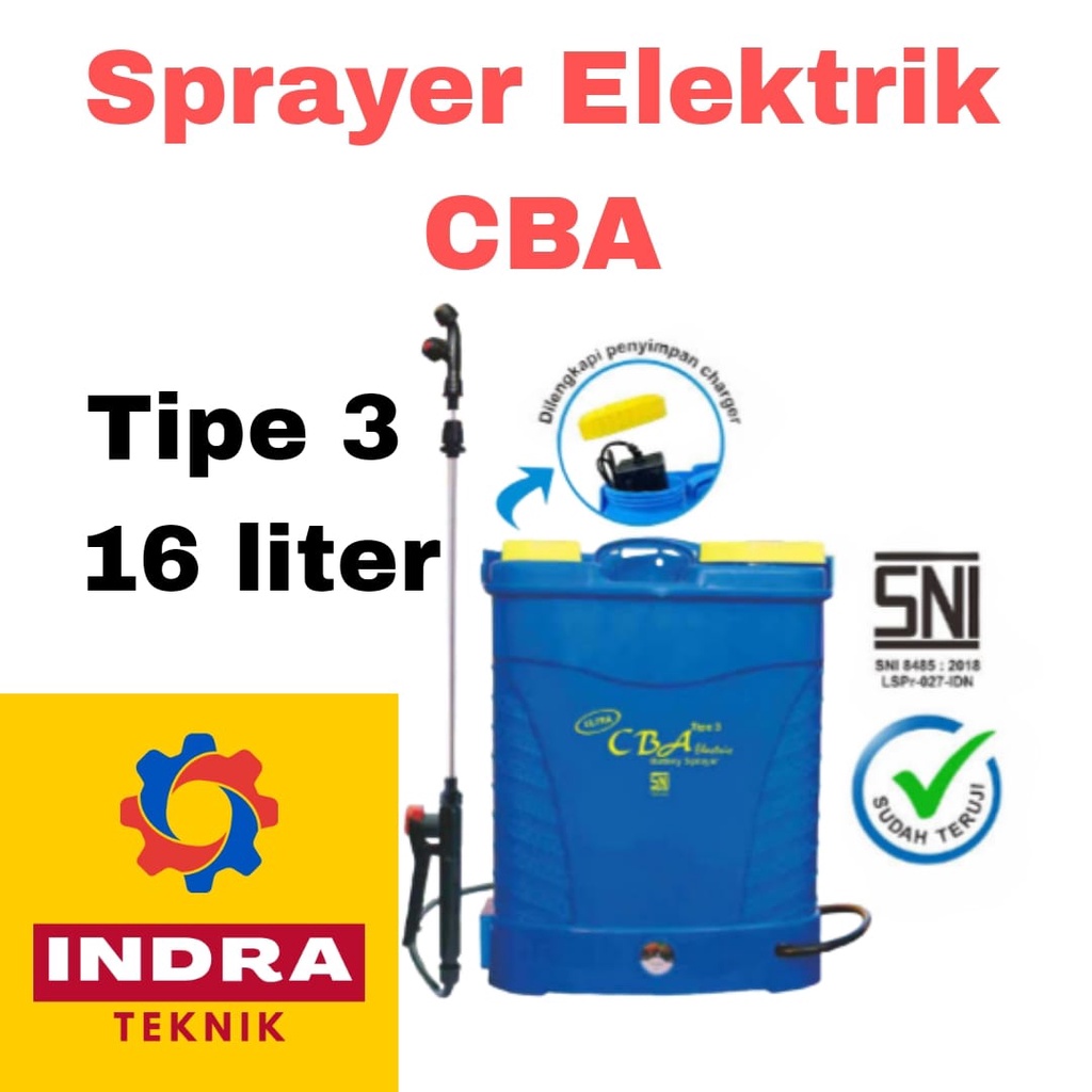 Jual Ultra CBA Electric Sprayer Tipe 3 ukuran 16 Liter Alat semprot ...