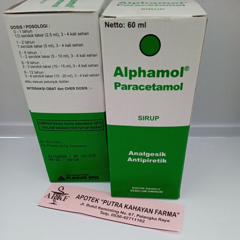 Jual Alphamol Sirup 60ml | Shopee Indonesia