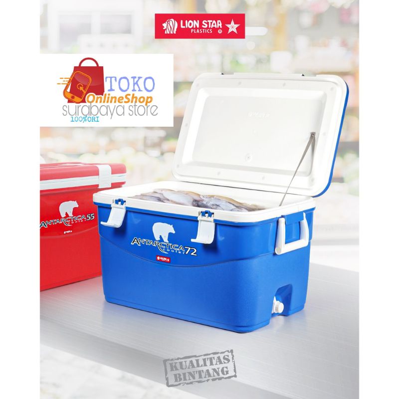 Jual cooler box jumbo 55 liter ANTARTICA LION STAR box penyimpan dingin ...