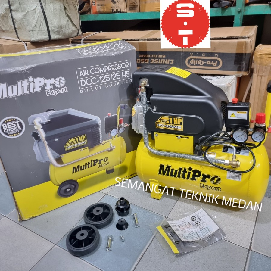 Jual DCC125/25 COMPRESSOR KOMPRESOR ANGIN MULTIPRO 1HP 1 HP DCC 125-25 ...