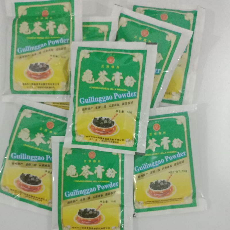 Jual Gui Ling Gao Powder Guilinggao Cincau Herbal Cina 10gr | Shopee ...