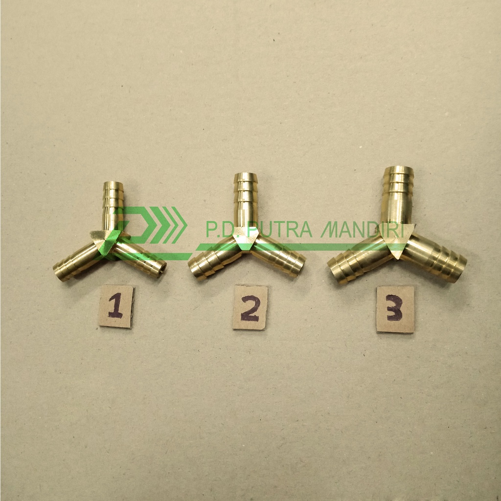 Jual Nepel Selang Y 3/8 Kuningan - (Hose Nipple Y) | Shopee Indonesia