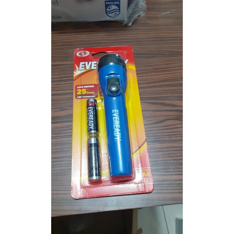 Jual Senter Eveready LED putih baterai jam AA penerangan lampu | Shopee ...