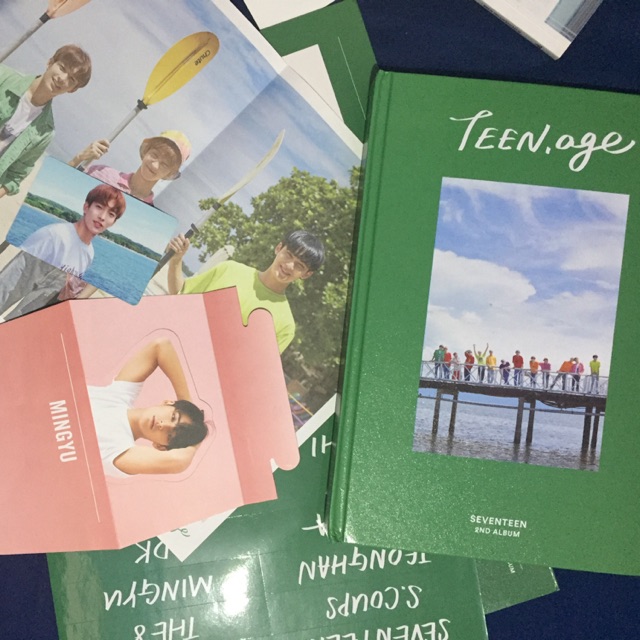 Jual SEVENTEEN SVT TEENAGE TEEN, AGE ALBUM GREEN VER. DOKYEOM MINGYU PC ...