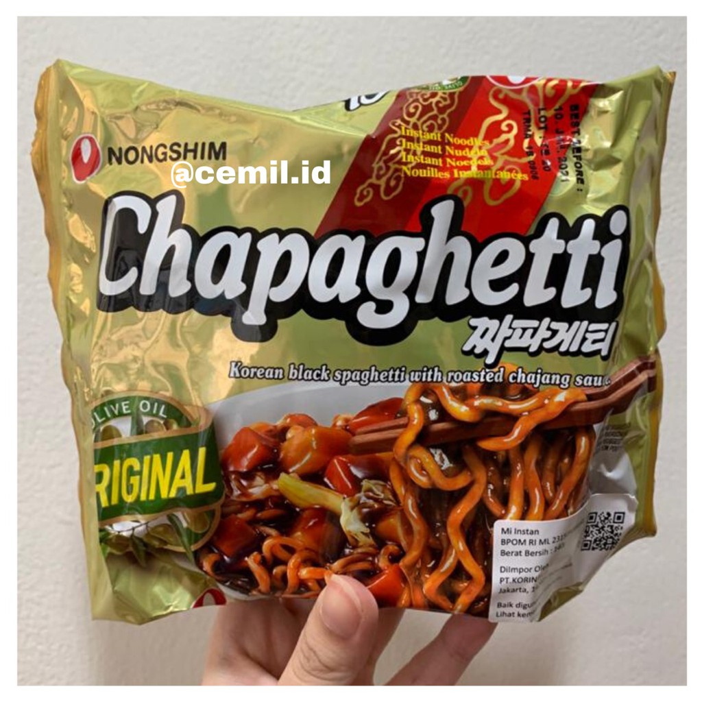 Jual Nongshim Chapaghetti / Chapagetti Spicy Parasite - Korean Black ...