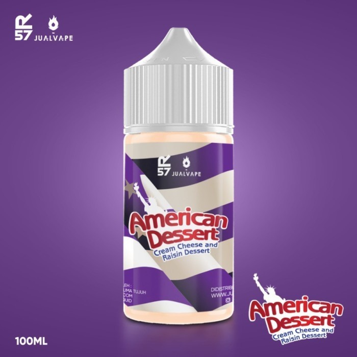 Jual Liquid R57 American Dessert V2 Cream Cheese Raisin 100ML - Hero57 ...