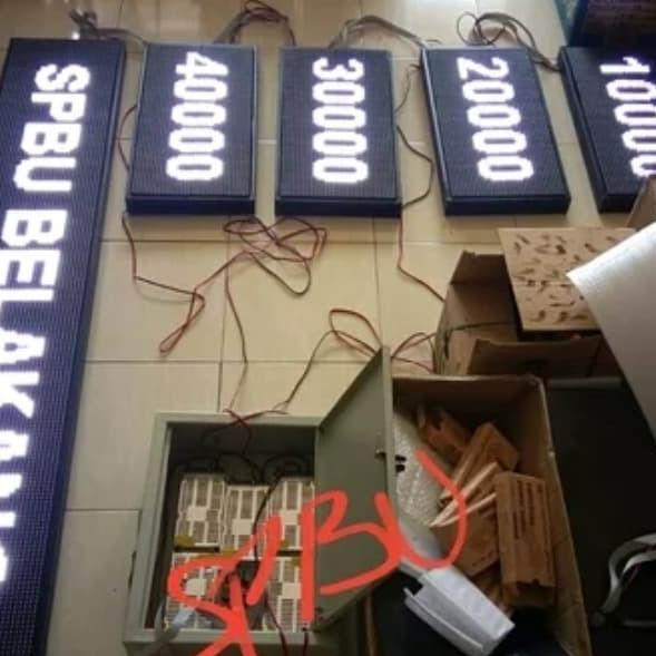 Jual Modul Led Totem Spbu / Runningtext Spbu /Led Pom Bensin | Shopee ...