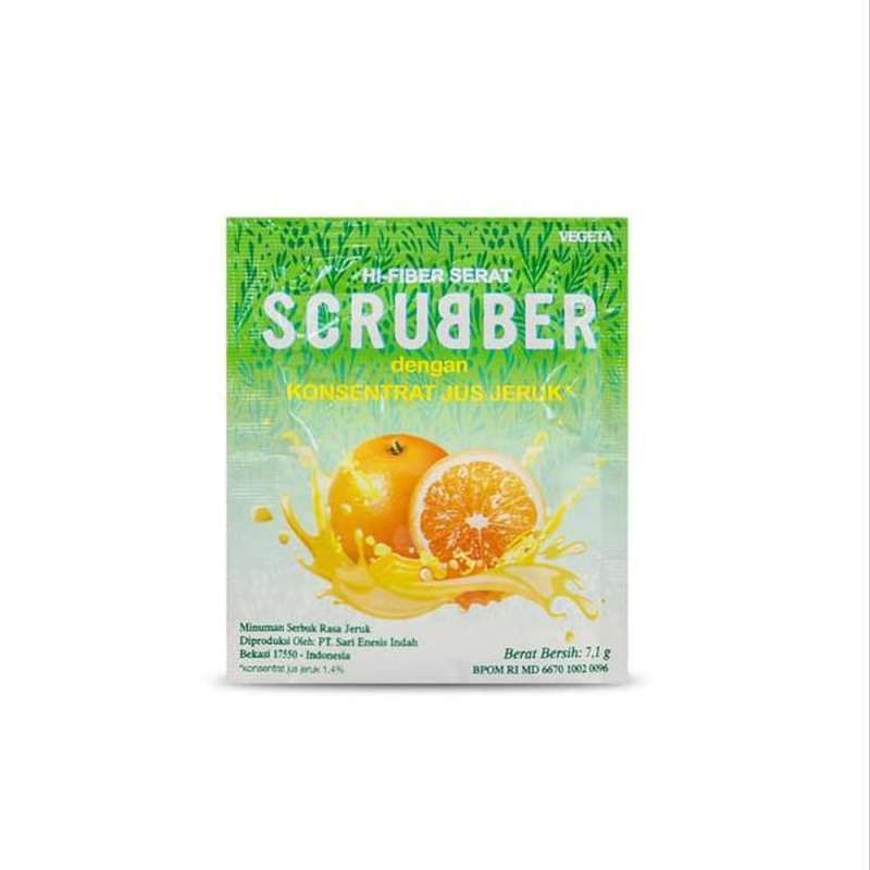 Jual vegeta scrubber jeruk 1's 1sachet 1sach 1 sachet sach | Shopee ...