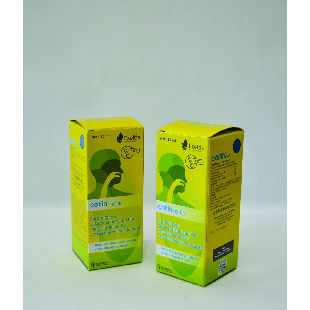 Jual Colfin Syrup / Sirup 60 Ml (Obat Batuk, Flu / Pilek, Demam / Panas ...
