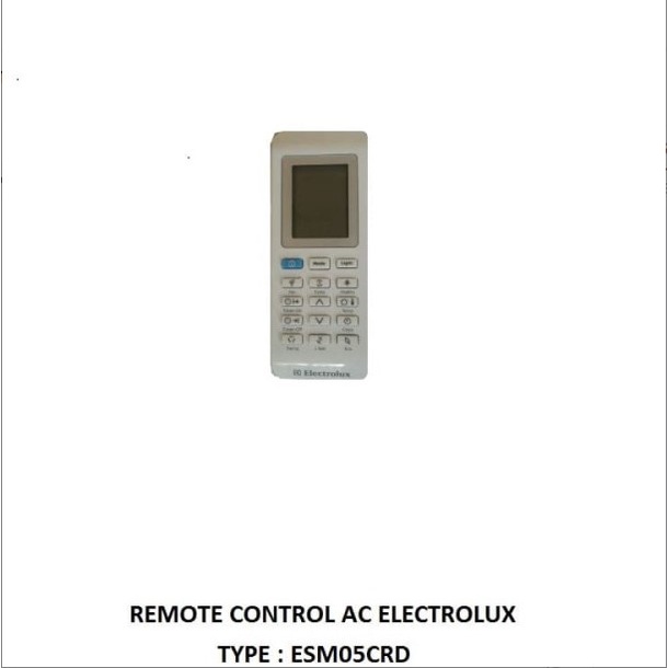 Jual REMOTE CONTROL AC ELECTROLUX TYPE ESM05CRD KODE : AC.B74 | Shopee ...