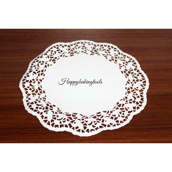Jual Paper doyleys bulat besar 12", kertas alas display kue, kertas ...