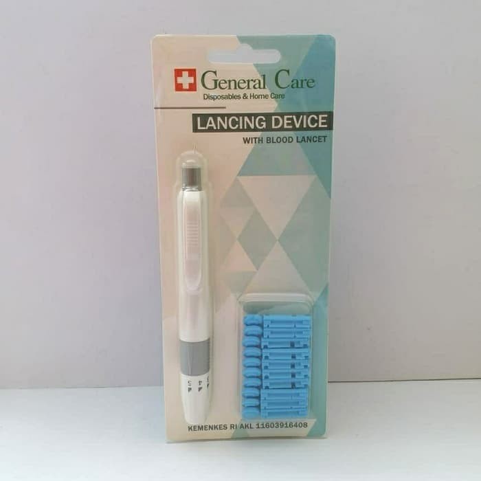 Jual Lancing Device with Blood Lancet Pen Lancet Pen Bekam General Care ...
