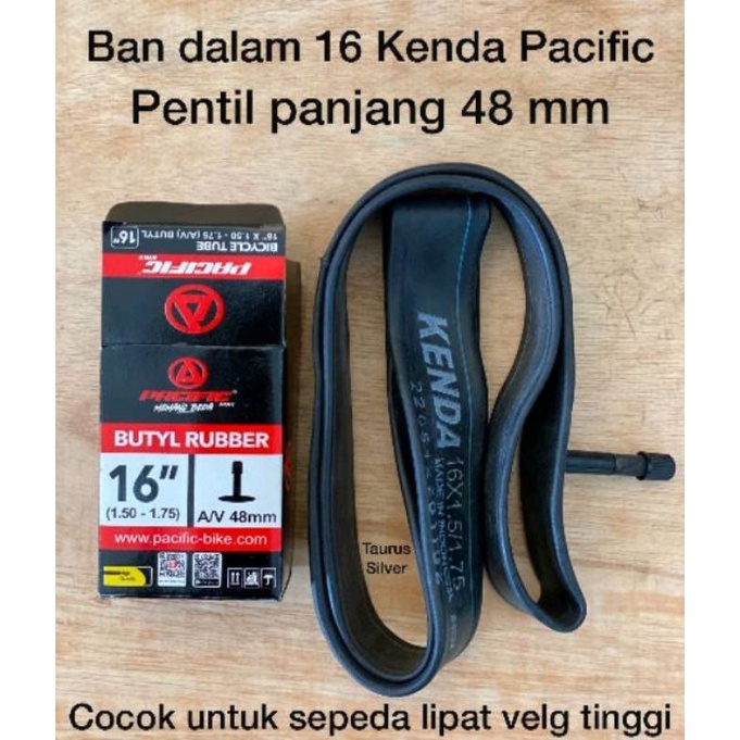 Jual Ban Dalam Pacific ukuran 16 inch AV 48mm untuk velg tinggi | Shopee Indonesia