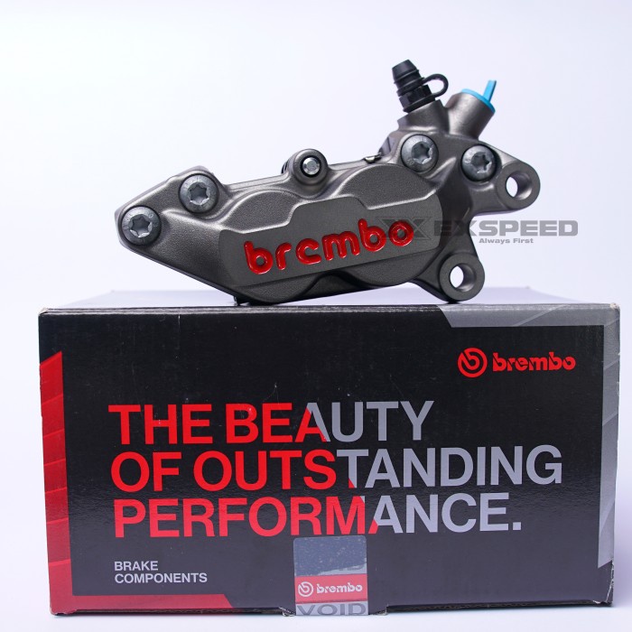 Jual CALIPER KALIPER BREMBO 4P P4 RED LOGO ORIGINAL | Shopee Indonesia