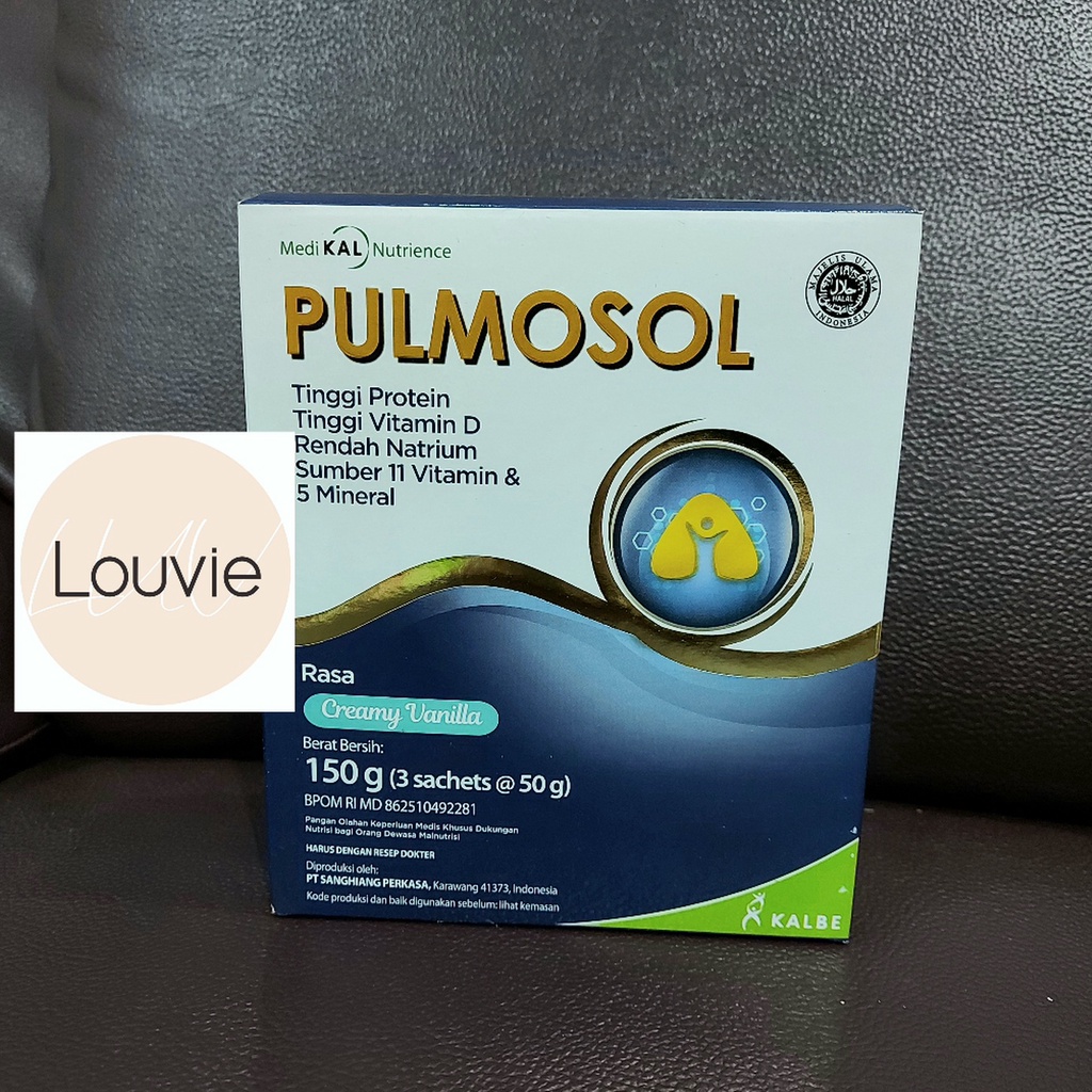 Jual [LOUVIE] Pulmosol Vanila 150 g | Shopee Indonesia