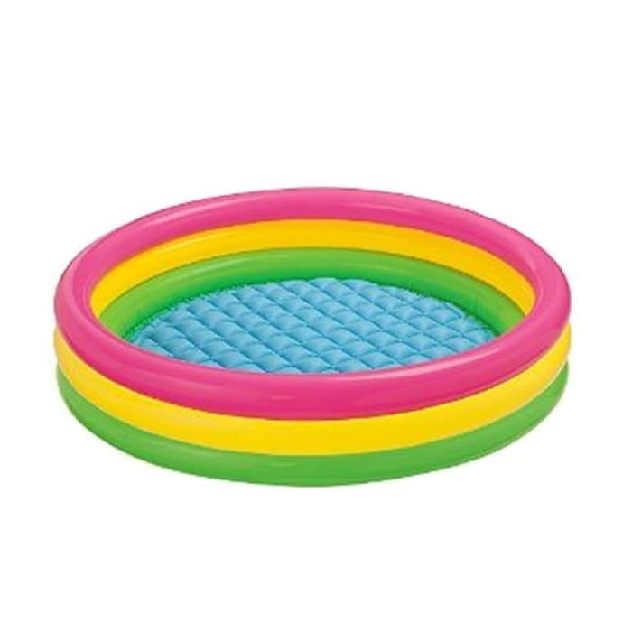 Jual INTEX 57412 Kolam Renang pelangi Kolam Anak / Kolam Karet ( 114 x ...