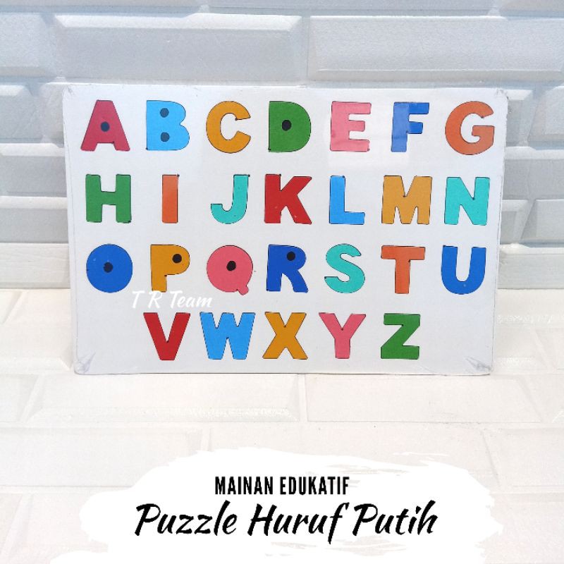 Jual Puzzle Timbul Huruf Besar Putih | Shopee Indonesia