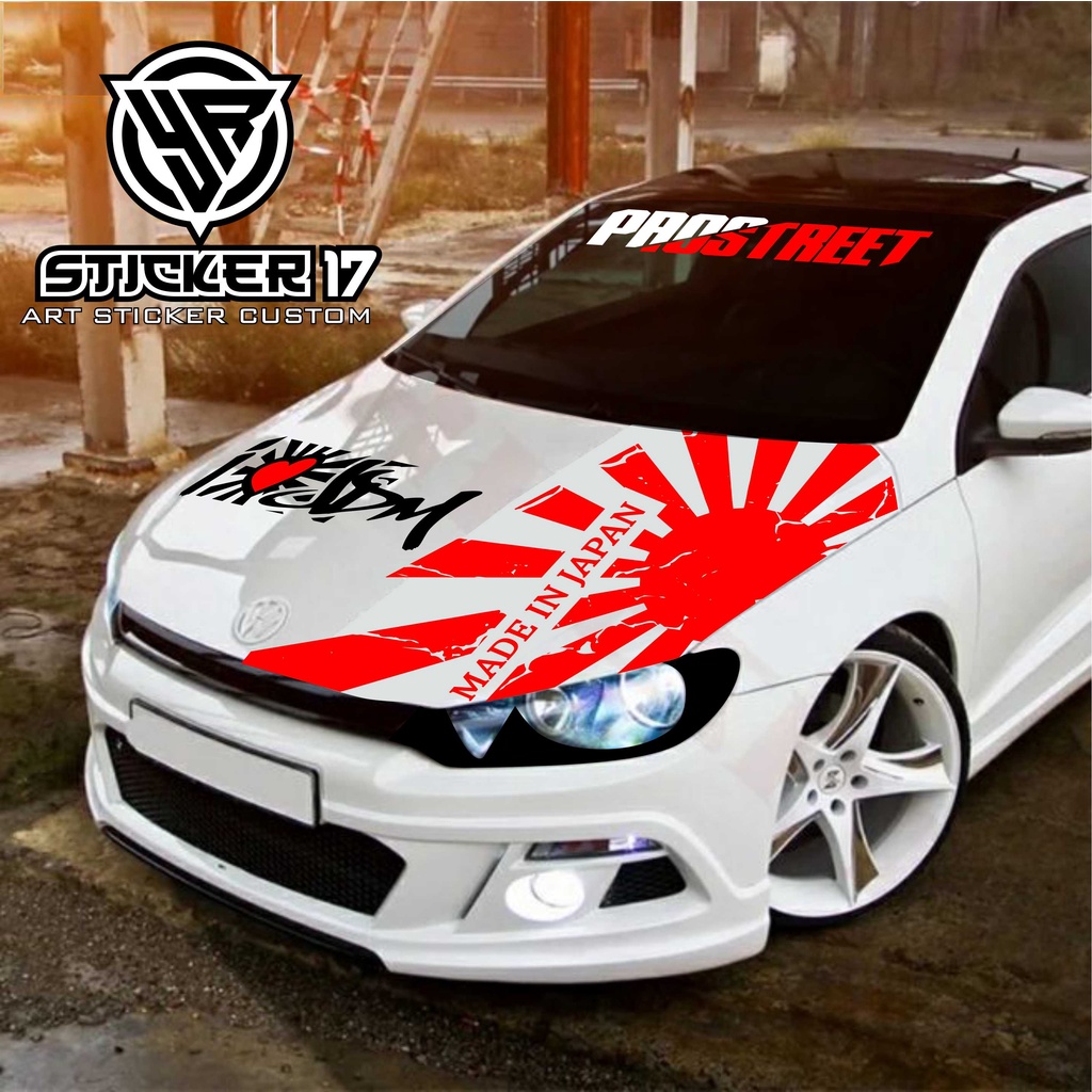 Jual cutting sticker kap mesin all type mobil jdm terbaru | Shopee ...