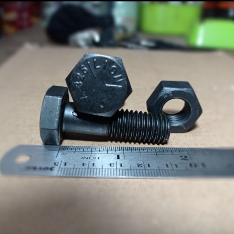 Jual BAUT MUR 1/2 x 1 3/4 INCH A325 / BAUT MUR BAJA A325 | Shopee Indonesia