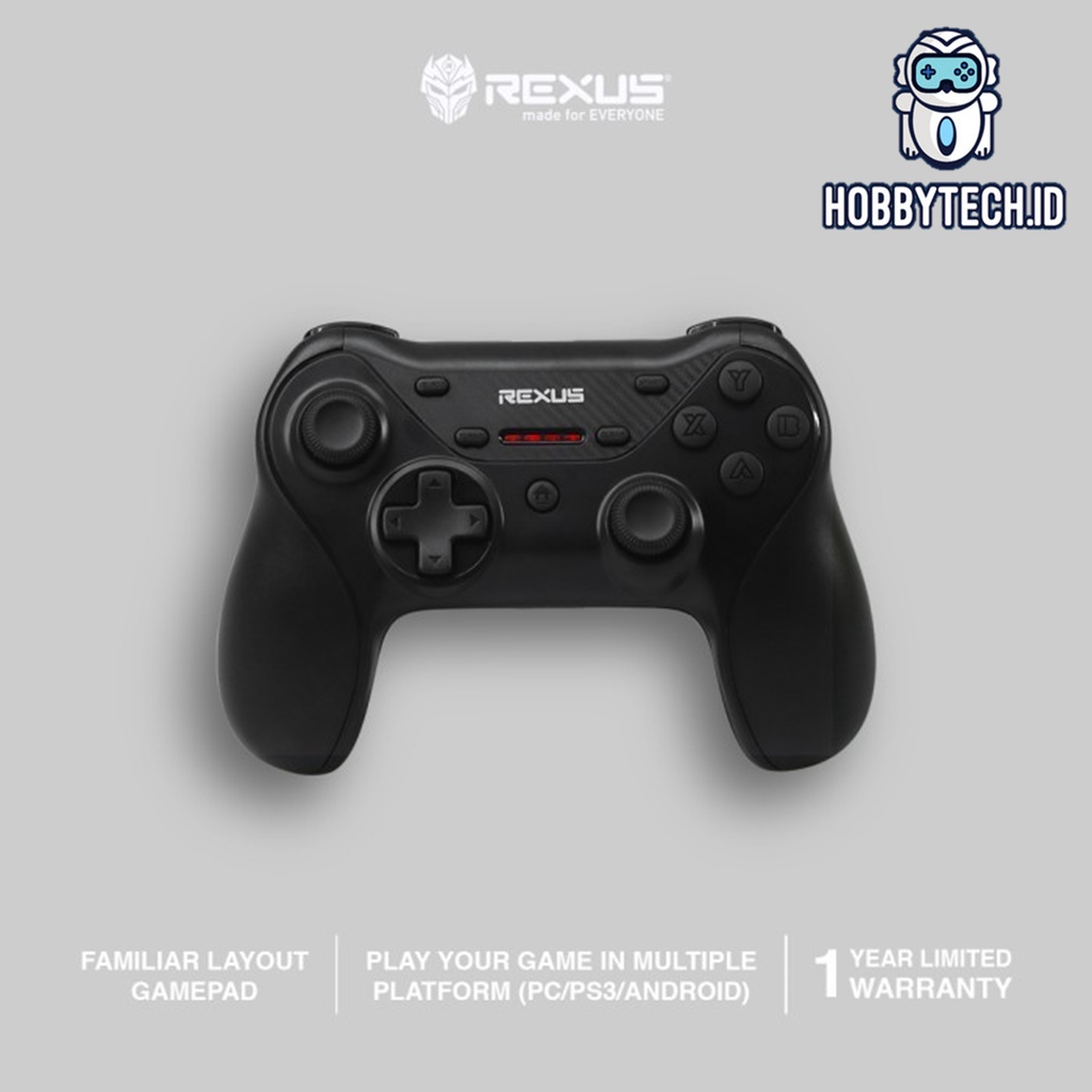 Jual Rexus Gladius GX200 Wireless Gaming Controller - Joystick Gamepad ...