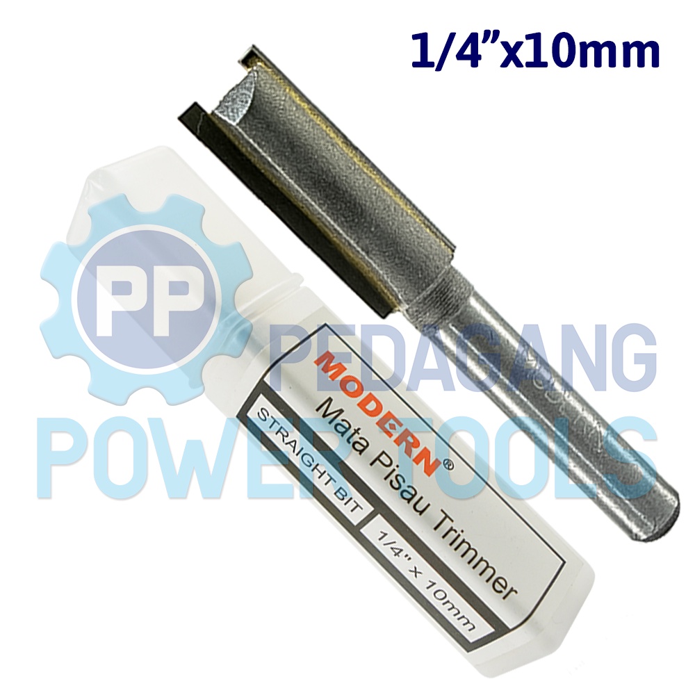 Jual MATA STRAIGHT BIT 10 MM MESIN PROFIL KAYU WOOD TRIMMER ROUTER BIT ...