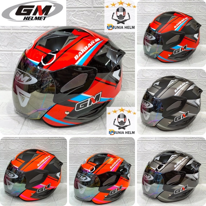 Jual helm GM FIGHTER BARBARIAN original | Shopee Indonesia