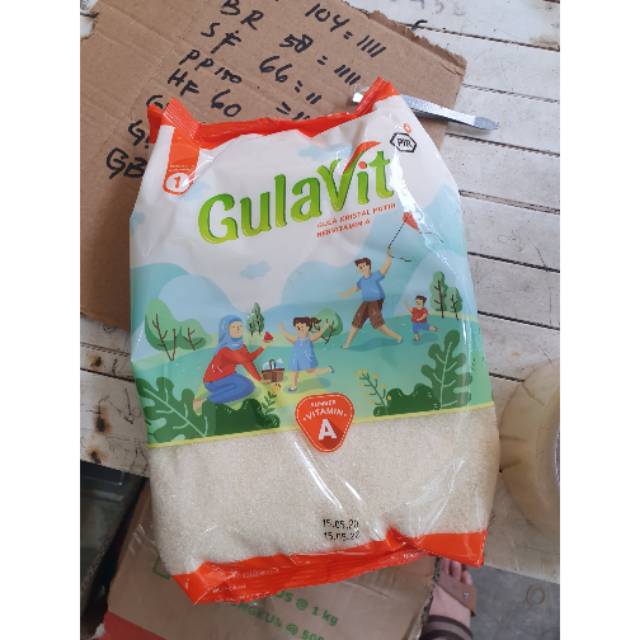 Jual GULA PASIR 1KG / GULA 1KG Merk Gulavit 1kg | Shopee Indonesia