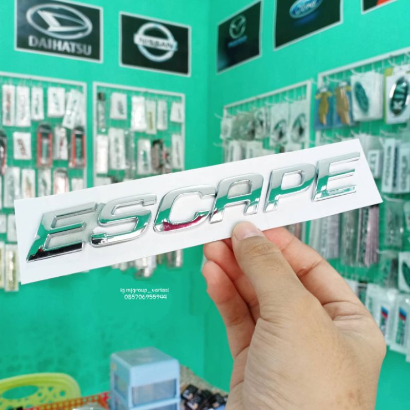 Jual Emblem logo FORD ESCAPE ukuran original bagasi | Shopee Indonesia
