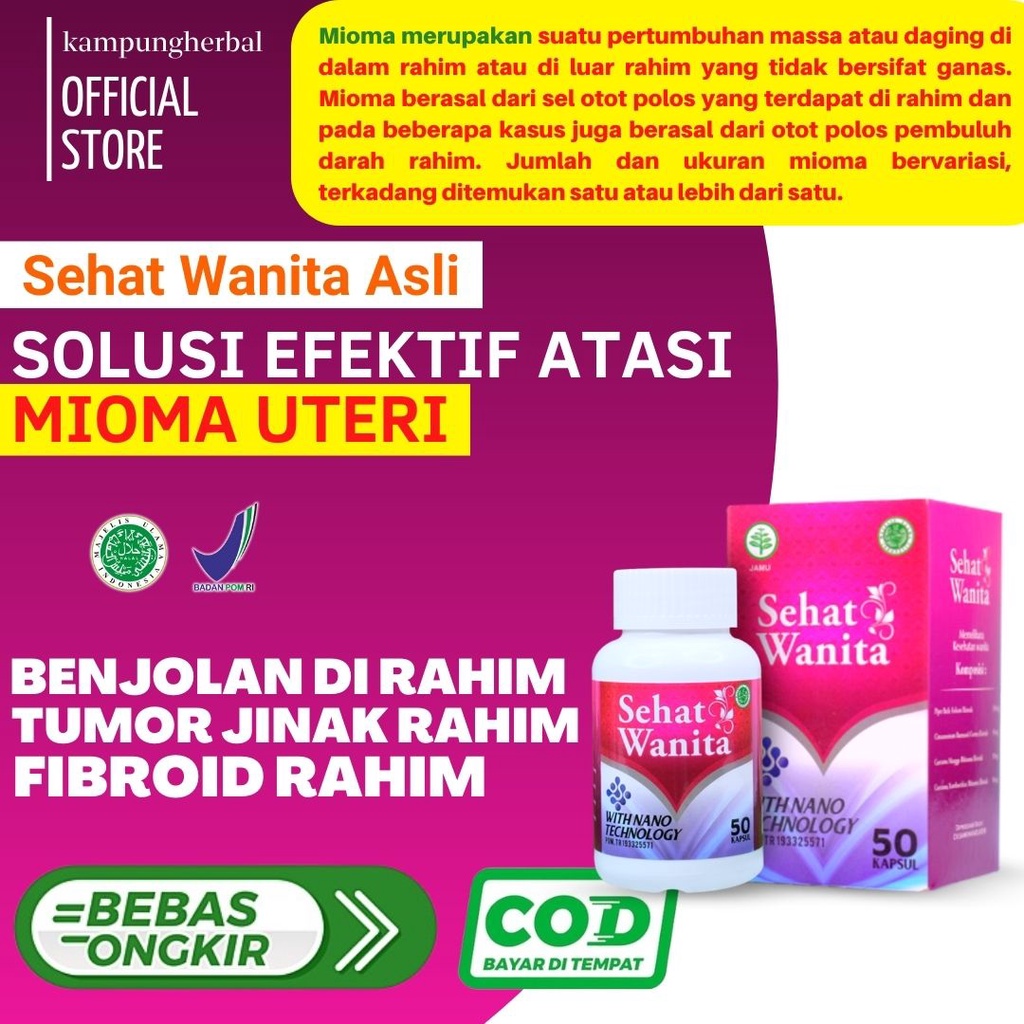 Jual Obat Mioma Uteri Mioma Rahim Fibroid Rahim Tumor Tumor Jinak di ...