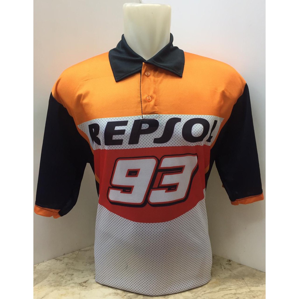 Jual Baju Jersey Moto GP Repsol Lengan Pendek | Shopee Indonesia