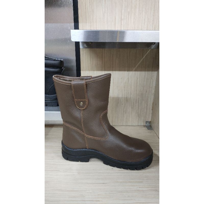 Jual sepatu safety krusher texas brown/sepatu safety boots/sepatu ...