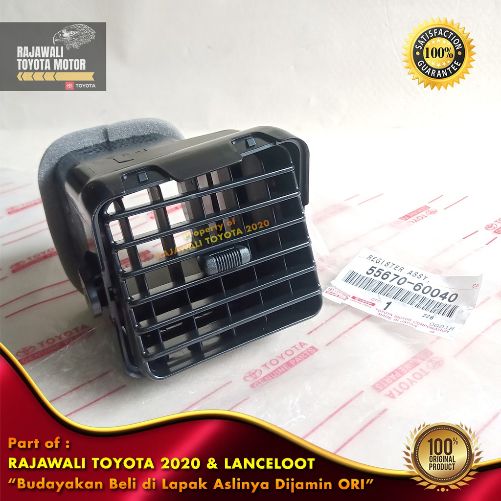 Jual Kisi AC Tengah Land Cruiser VX80 Panel Dashboard Original Genuine ...
