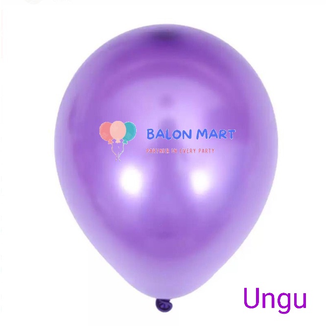 Jual (GROSIR) Balon Latex Metallic 5 Inch (1 PACK isi 100) | Shopee ...