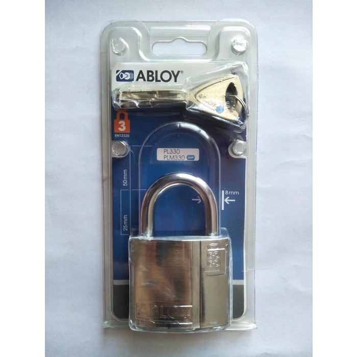 Jual Dogy | Gembok Abloy 330N/25 berkuatitas berkuatitas | Shopee Indonesia