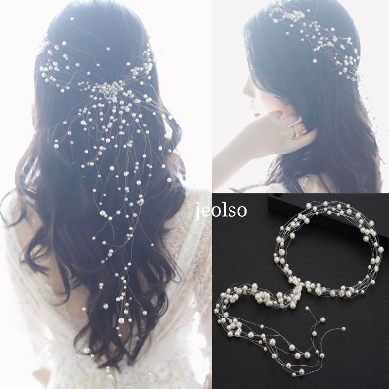 Jual Hiasan rambut mutiara fashion korea | Shopee Indonesia