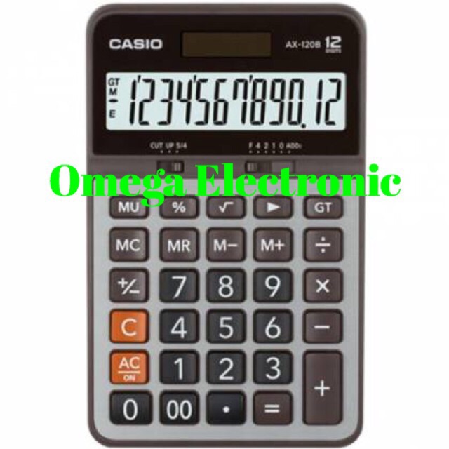Jual Casio AX 120 B - Calculator Desktop Kalkulator Meja Kantor AX-120B ...
