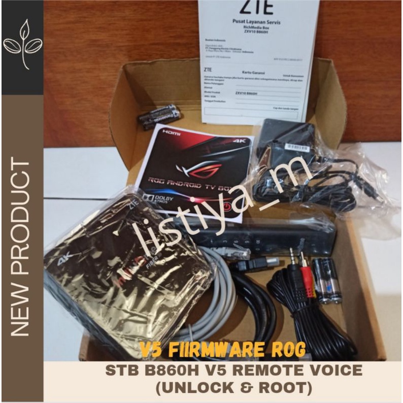 Jual FULL SET TOP BOX STB B860H V5 REMOTE VOICE UNLOCK & ROOT (SIAP ...