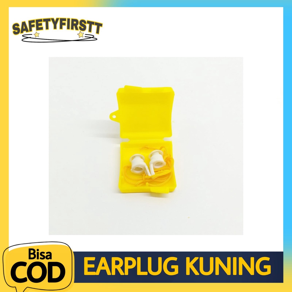 Jual EARPLUG MURAH KOTAK KUNING TERMURAH NP 354 / EAR PLUG KARET LEMBUT ...