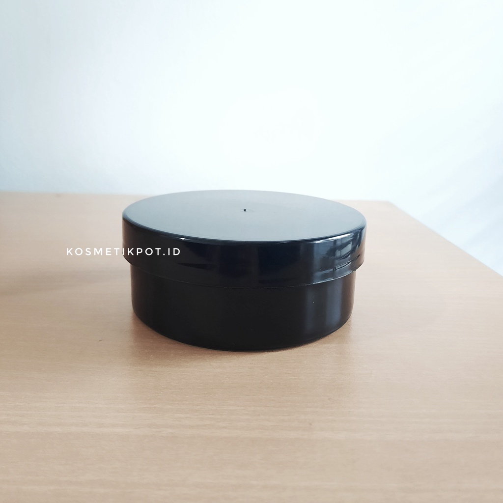Jual POT LULUR 250 GR HITAM | JAR 250 GR HITAM | KEMASAN PLASTIK 250 GR ...