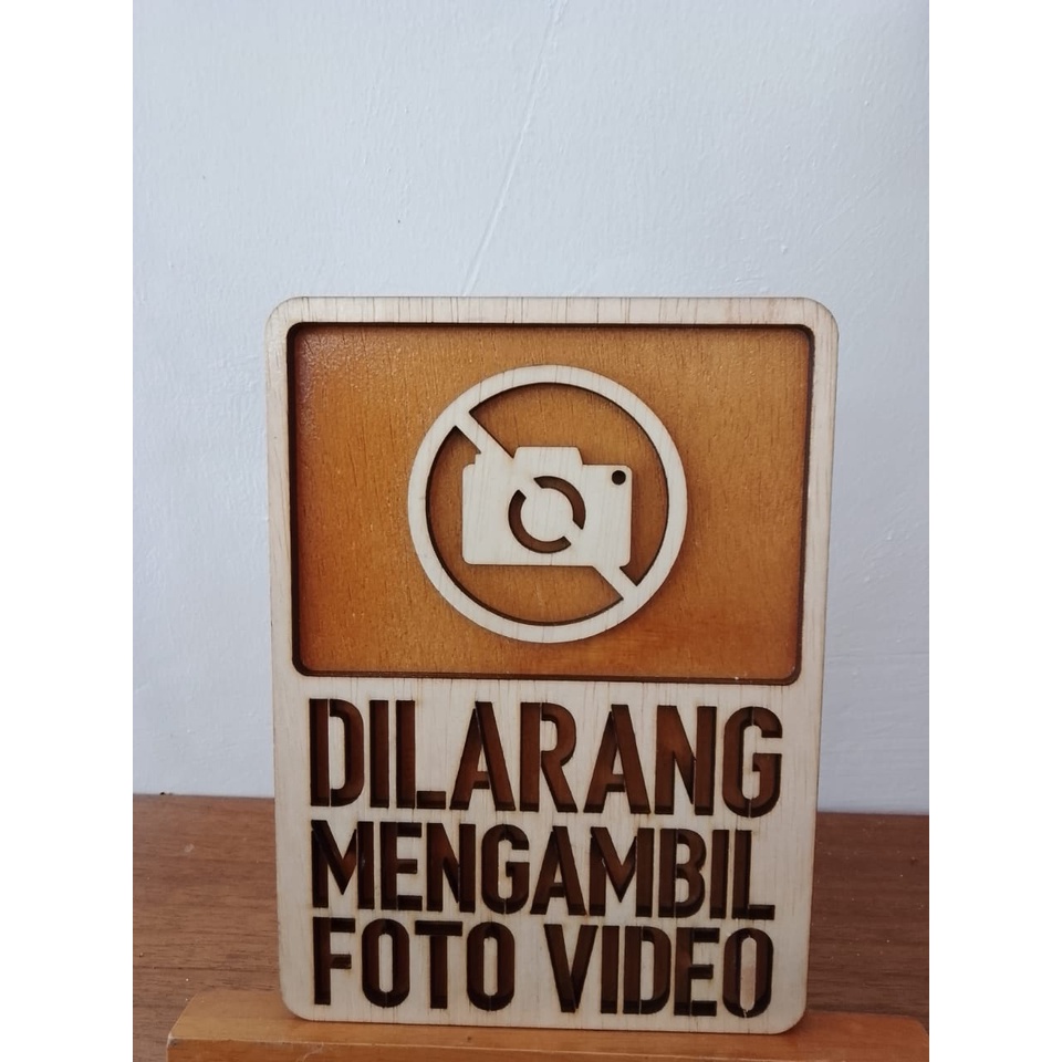 Jual PAPAN TANDA LARANGAN - DILARANG MENGAMBIL FOTO DAN VIDEO - SIGN ...